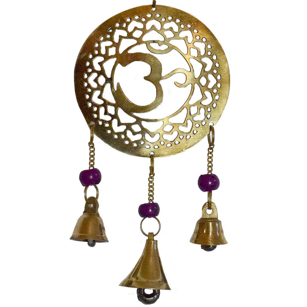 Set of 7 hanging wind chimes, representing the 7 chakras