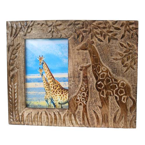 Giraffe frame, mango wood