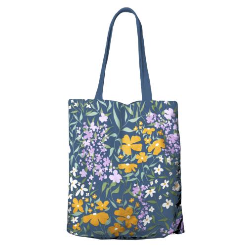Tote Bag Recycled Cotton Meadow / Floral 36 x 40cm