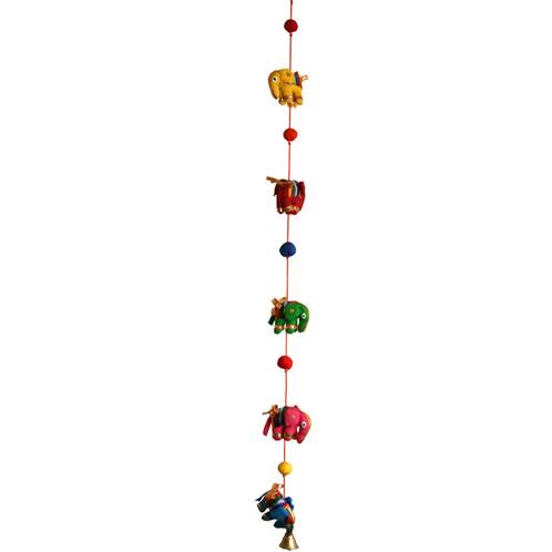 Tota bells children's mobile, 5 small elephants 60cm
